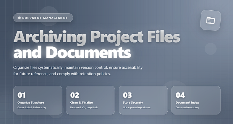 Archiving Project Files and Documents - All Best Software