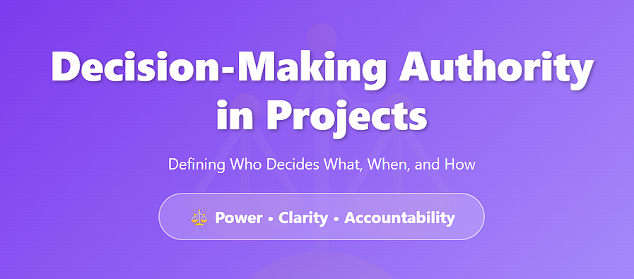 Decision-Making Authority in Projects - All Best Software