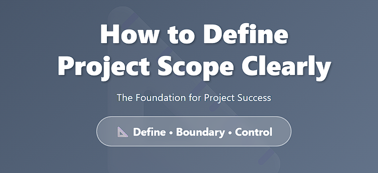 How to Define Project Scope Clearly - All Best Software