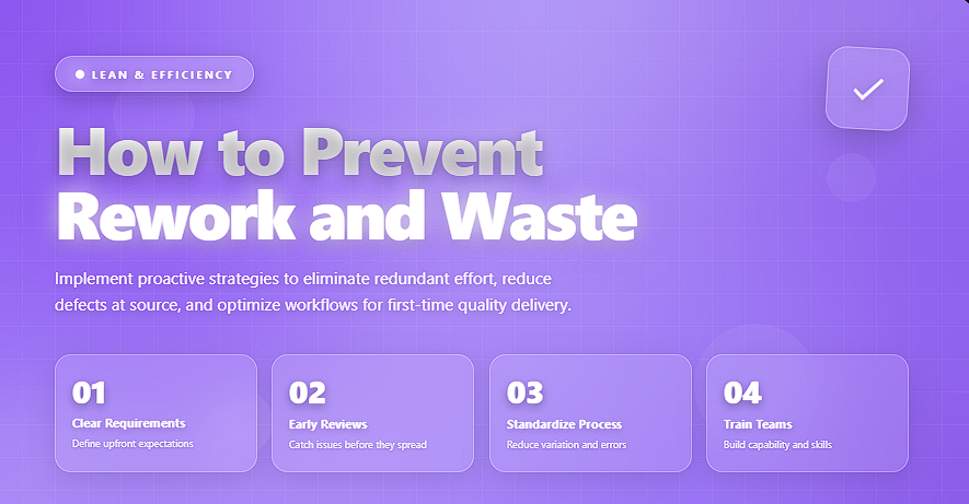 How to Prevent Rework and Waste - All Best Software