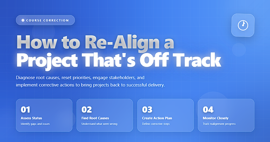 How to Re-Align a Project That’s Off Track - All Best Software