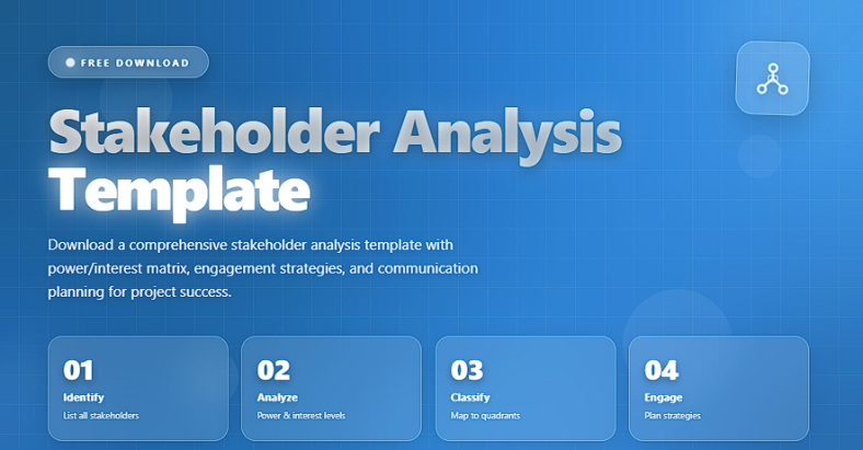 Stakeholder Analysis Template - All Best Software