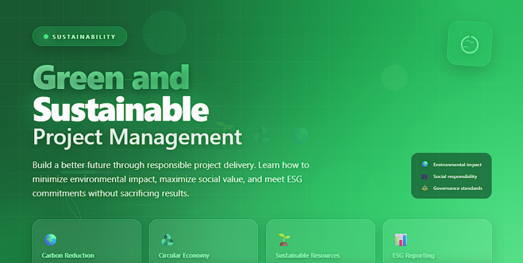 Green and Sustainable Project Management - All Best Software