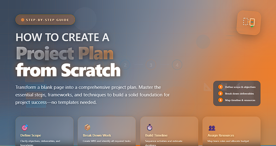 How to Create a Project Plan from Scratch - All Best Software