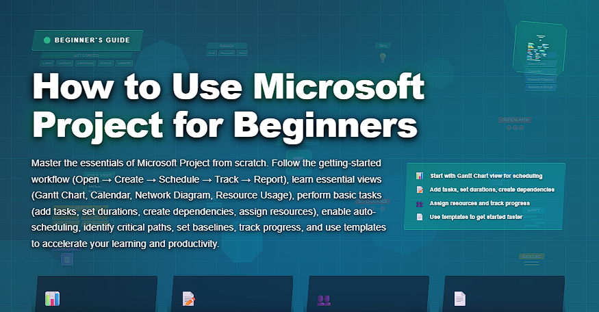 How to Use Microsoft Project for Beginners - All Best Software