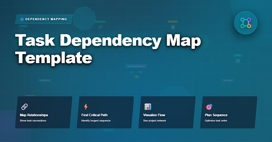 Task Dependency Map Template - All Best Software